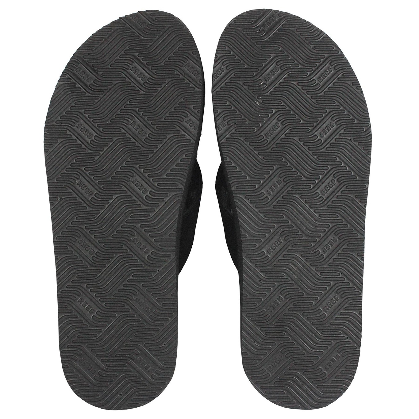 Chinelo Reef Smoothy Suede Black - Masculino | Centauro