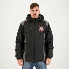 Jaqueta do Corinthians com Capuz Dobby Poly Futfanatics - Masculina