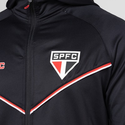 Jaqueta do São Paulo Masculina com Capuz Jogador - Centauro