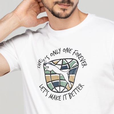 Camiseta Masculina Puma Graphics Forever Better | Centauro