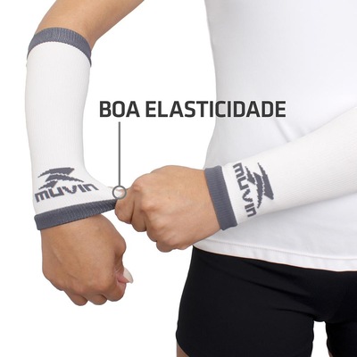 Kit de Manguito Curto Muvin Voleibol Arrow com 2 Pares - Adulto - Centauro