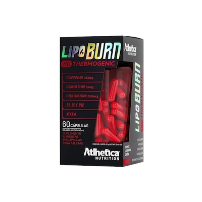 Termogênico Lipo Burn Hd 60 Cáps - Atlhetica Nutrition - Centauro