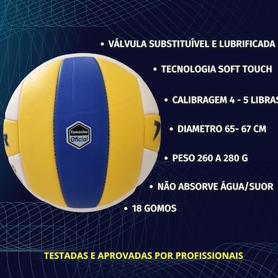 Kit Bolas Vôlei Poker Training Oficial - 2 Unidades - Centauro