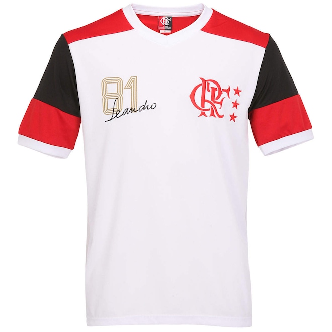 Camiseta Braziline Flamengo Retro Leandro - Masculina | Centauro