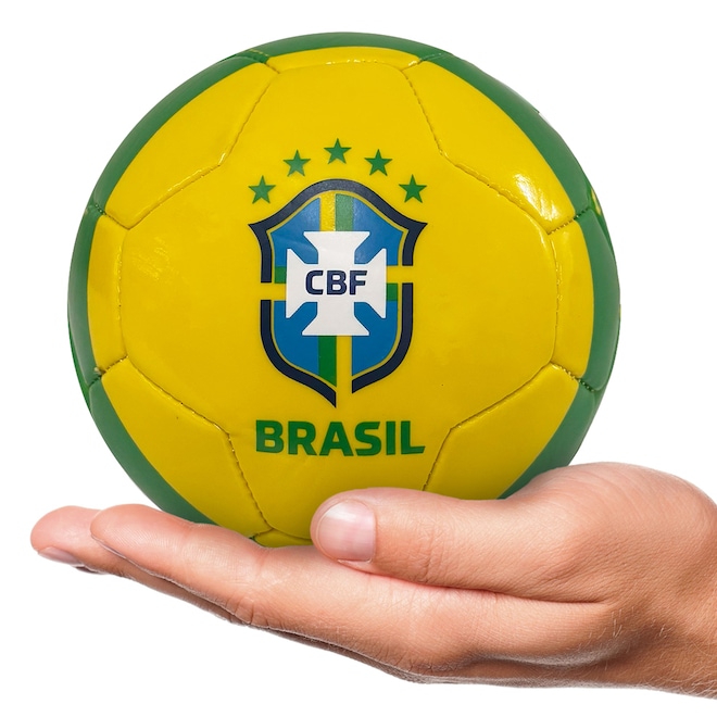 Mini Bola da Seleção do Brasil Escudo CBF 26/27 | Centauro