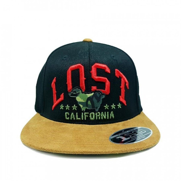 Boné Aba Reta Lost Califórnia - Strapback - Adulto | Centauro