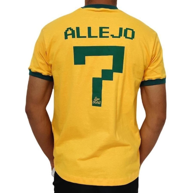 Camisa Brasil Retro Allejo SuperStars Liga Retro - Masculina | Centauro