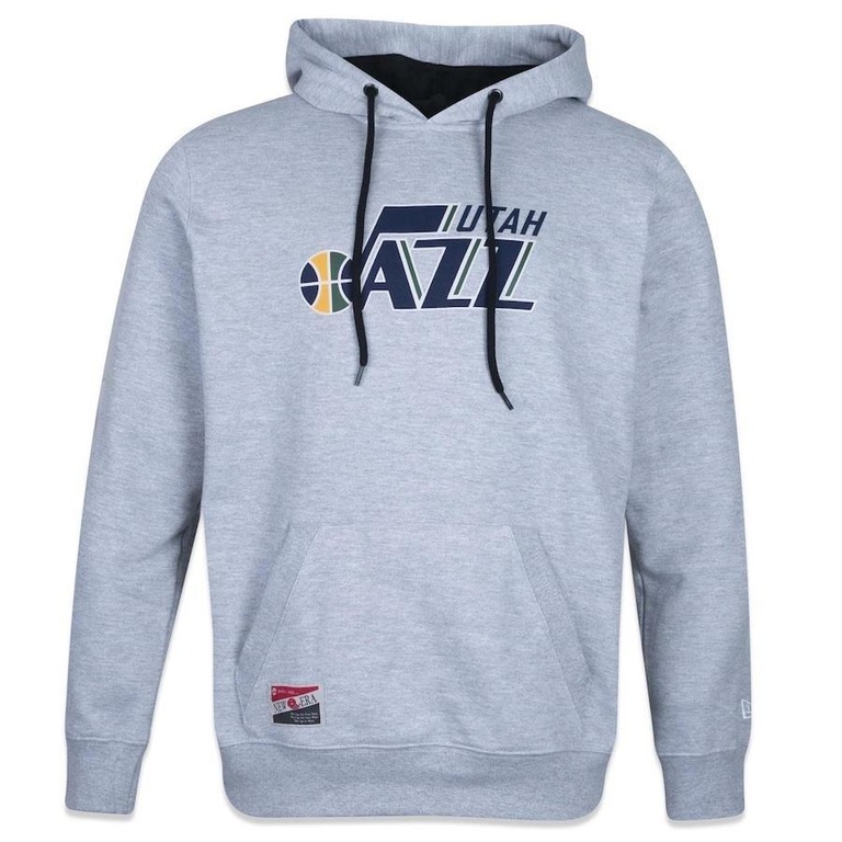 Blusão de Moletom com Capuz New Era MODERN CLASSIC UTA JAZZ - Masculino ...