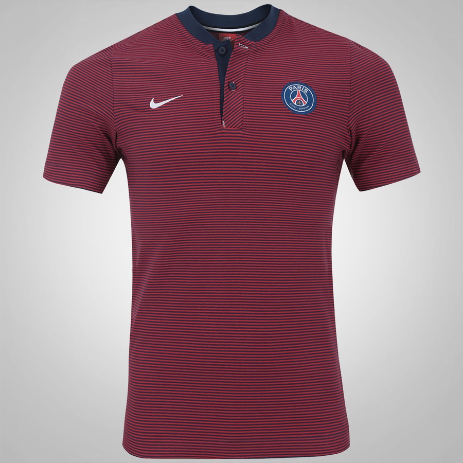 Camisa Polo PSG Nike Modern Authentic - Masculina - Centauro