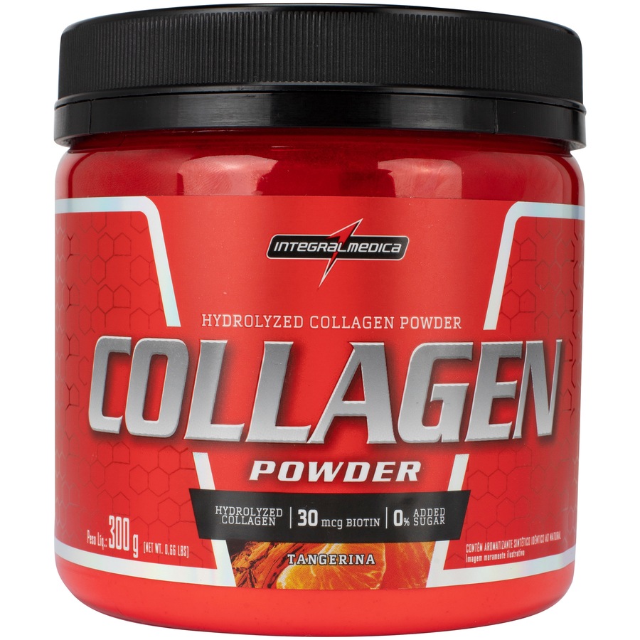Colágeno Integralmédica Collagen Powder - Tangerina - 300g - Centauro