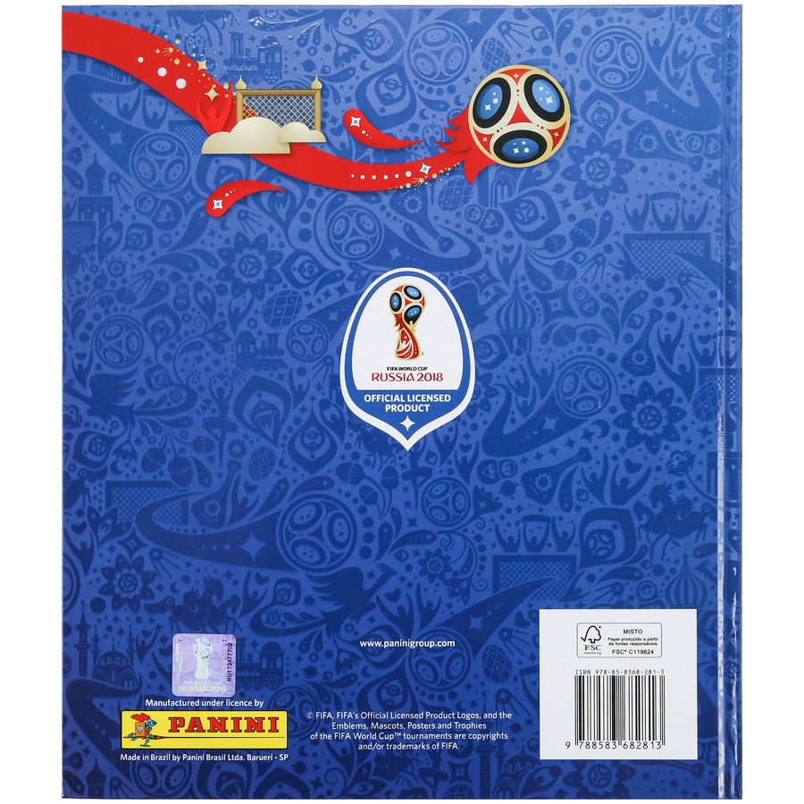 Álbum De Figurinhas Panini Copa Da Rússia 2018 Álbum Capa Dura 60