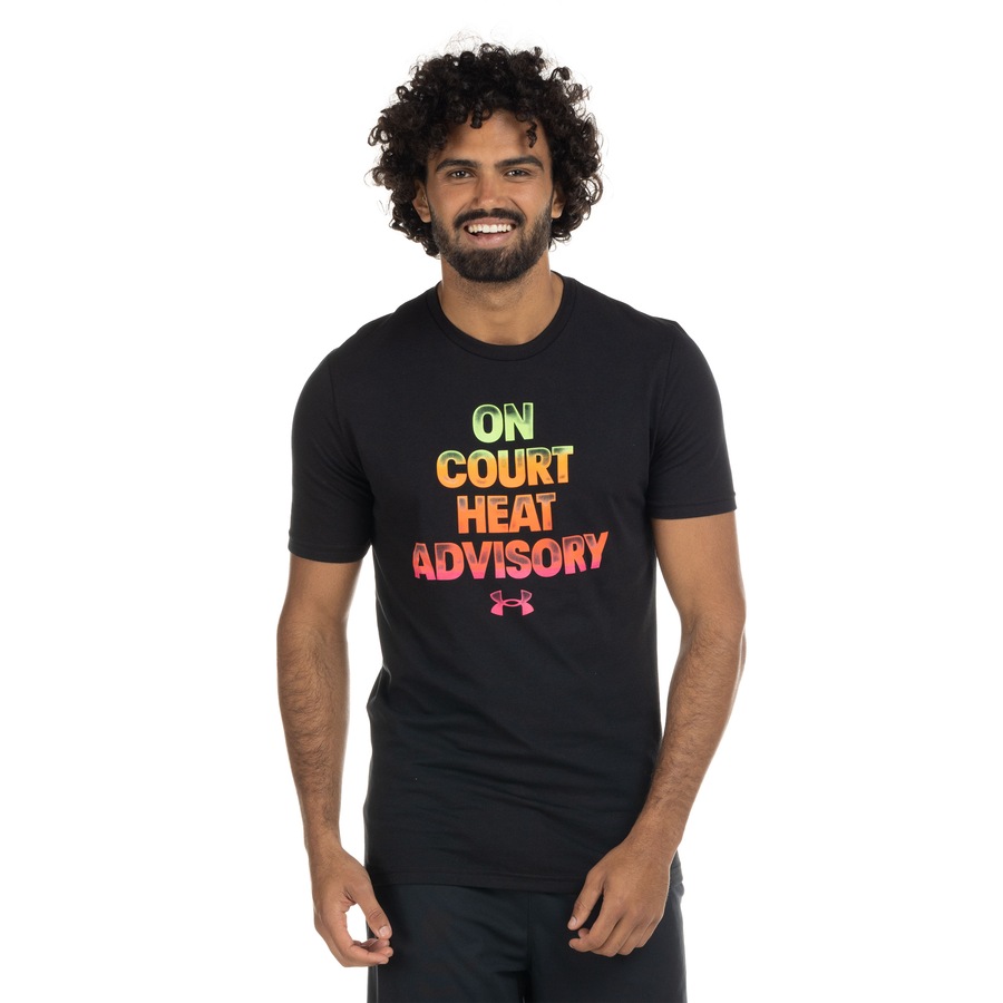 Camiseta Under Armour Manga Curta Bball Heat Ad - Masculina - Centauro