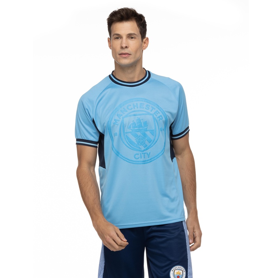 Camiseta Manchester City Masculina XPS Sports Emboss - Centauro