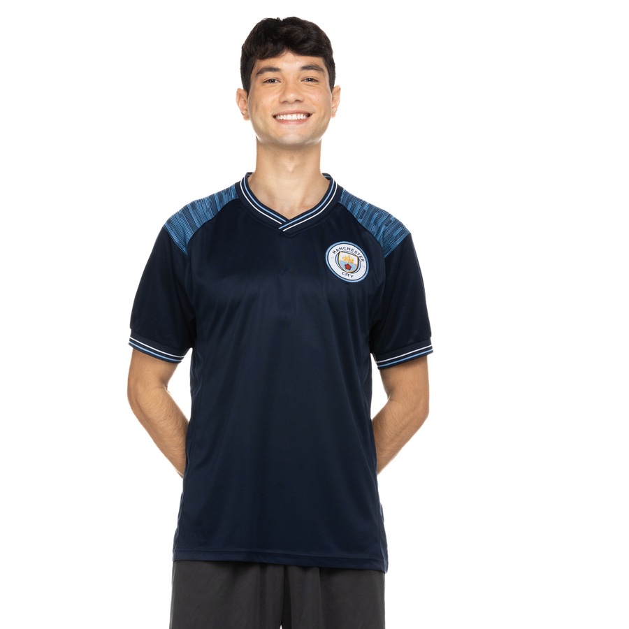 Camiseta Manchester City Masculina XPS Sports Recortes - Centauro