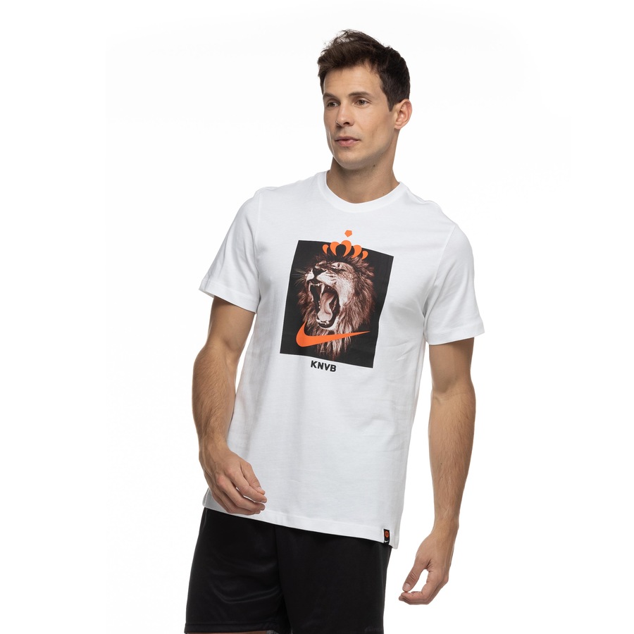 Camiseta Holanda Nike Crest - Masculina - Centauro