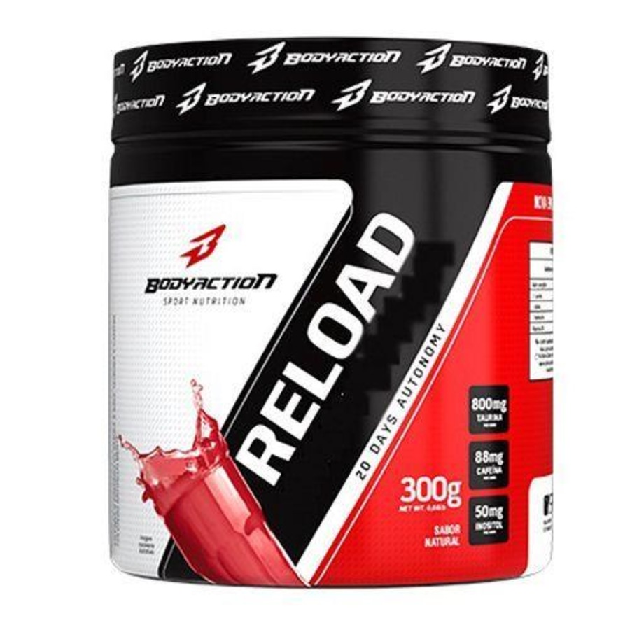 Pré-Treino Body Action Reload Energy Powder - 300g - Centauro