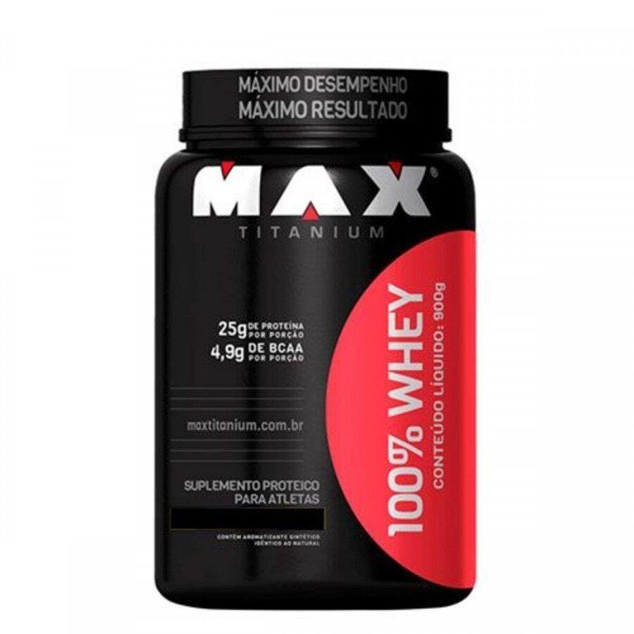 Whey Protein Max Titanium 100% - Chocolate - 900g - Centauro