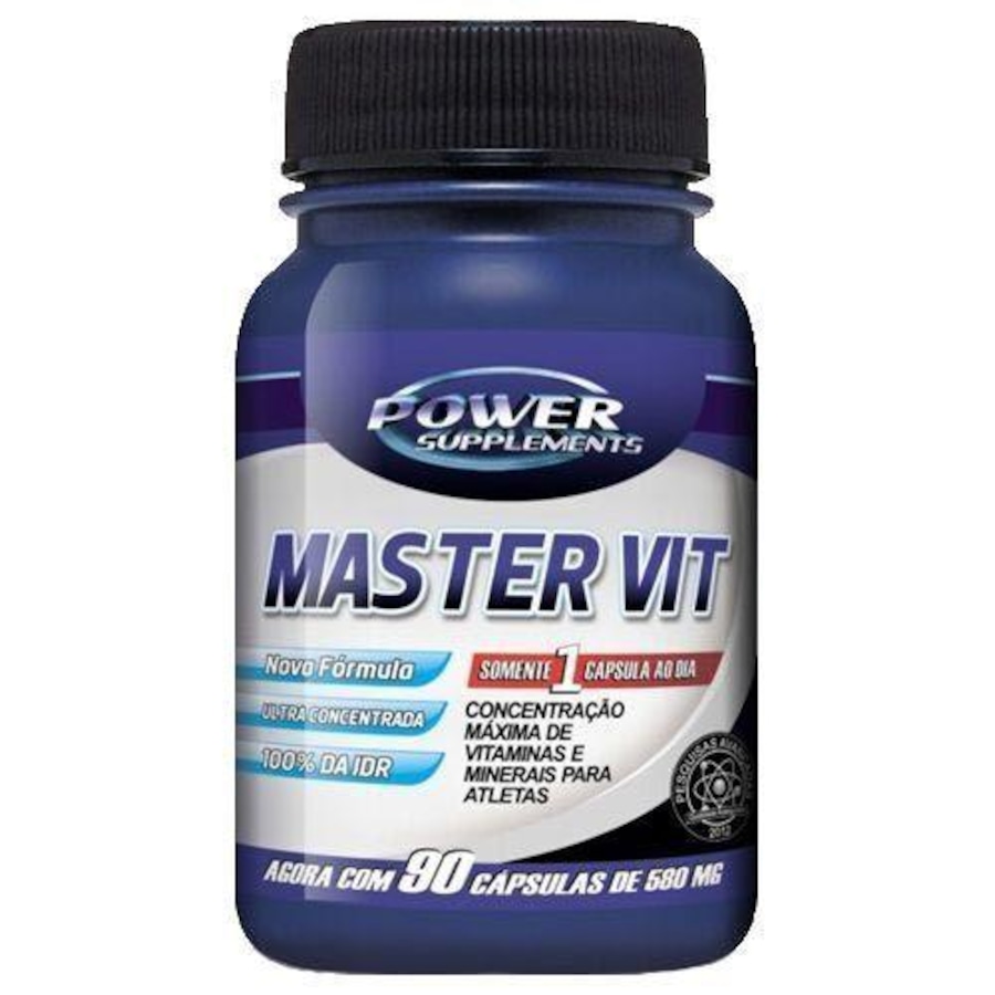 Suplemento Vitamínico Power Supplements Master Vit - 90 Cápsulas - Centauro
