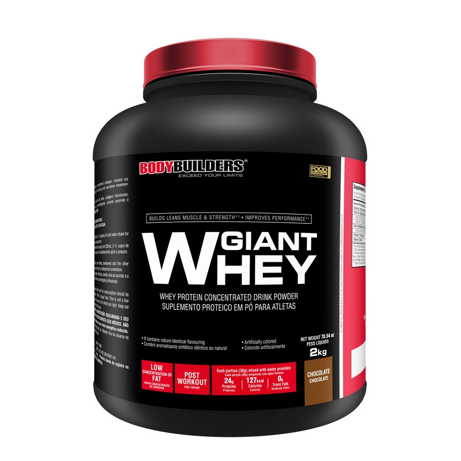 Giant Whey Protein Bodybuilders - Chocolate - 2Kg - Centauro