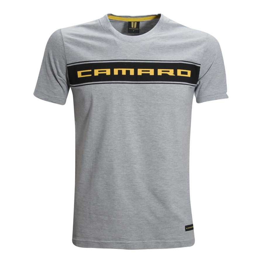 Camiseta Premium Camaro Logo Horizontal - Adulto - Centauro
