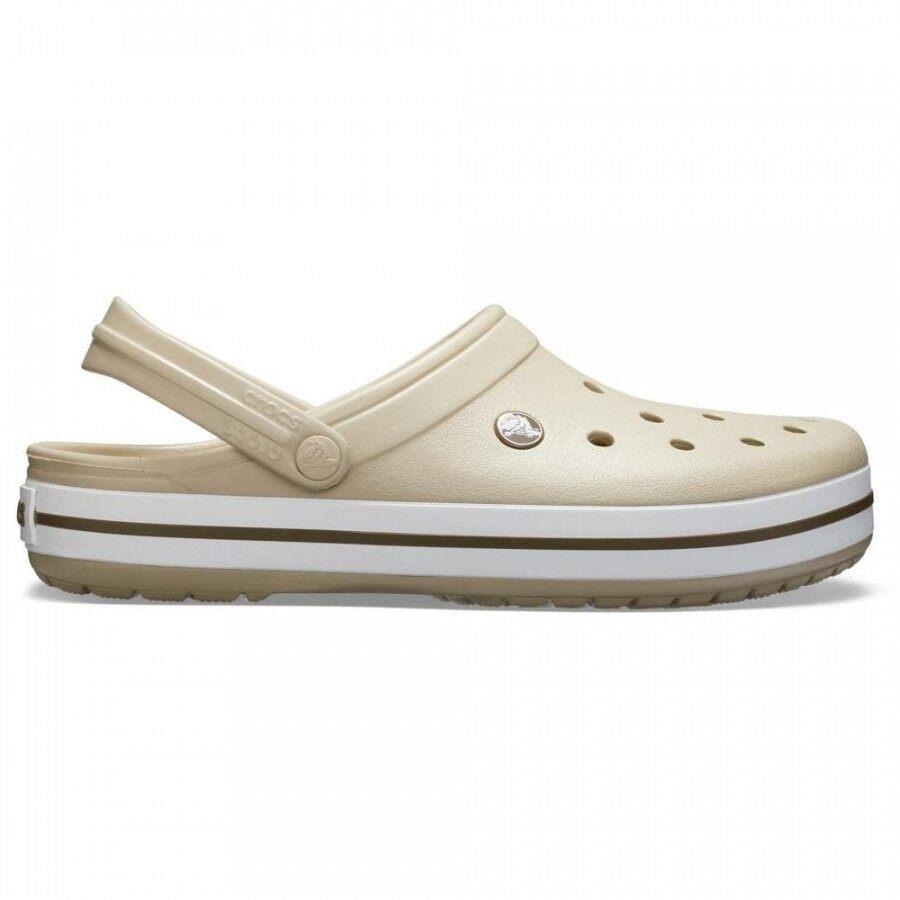 Sandália Crocs Crocband Cobblestone Walnut - Infantil - Centauro