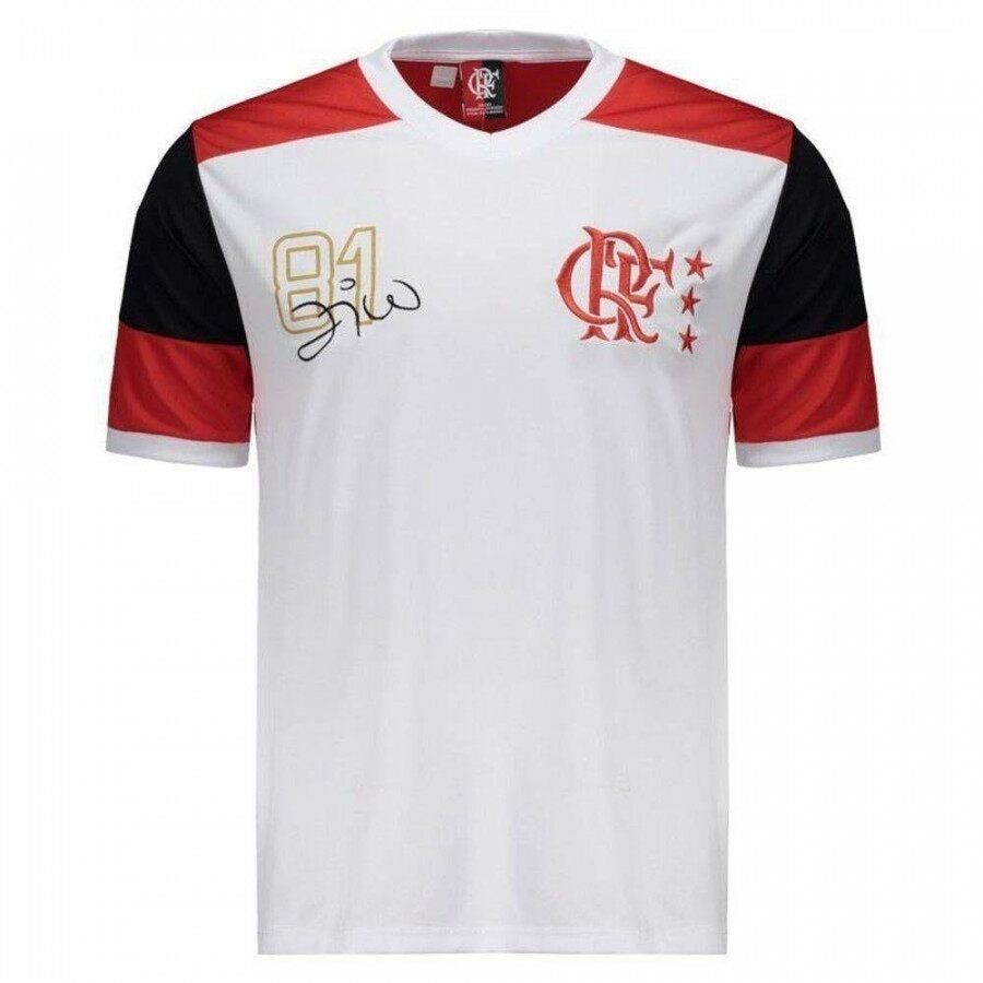 Camisa do Flamengo Braziline Zico Retrô 81 - Masculina - Centauro