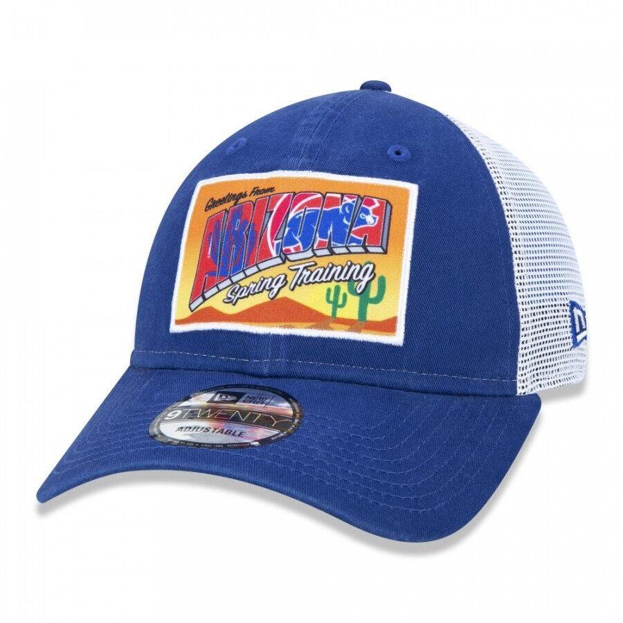 Boné Aba Curva New Era 9Twenty MLB Chicago Cubs Spring Training Patch ...