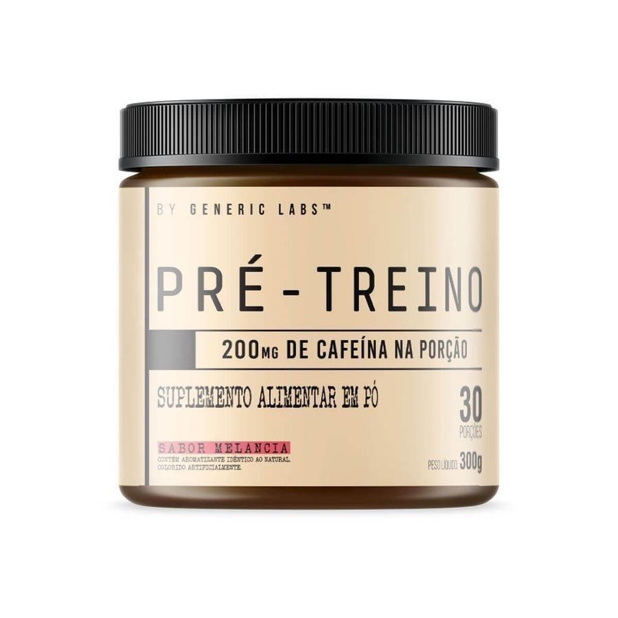 Pré-Treino Black Generic Labs - Melancia - 300g - Centauro