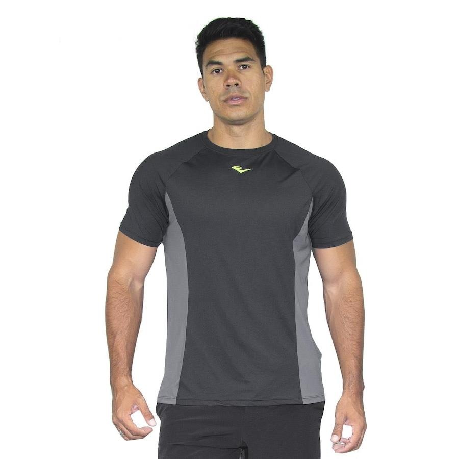 Rash Guard Manga Curta Everlast Ever Training - Masculino - Centauro