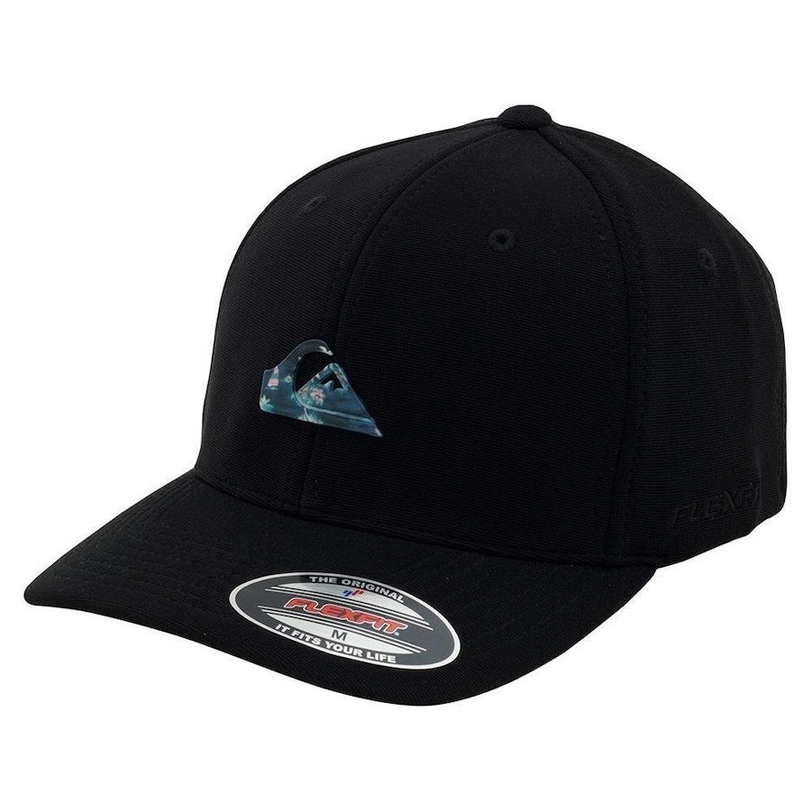 Boné Aba Curva Quiksilver Plate Mystic - Fechado - Adulto - Centauro