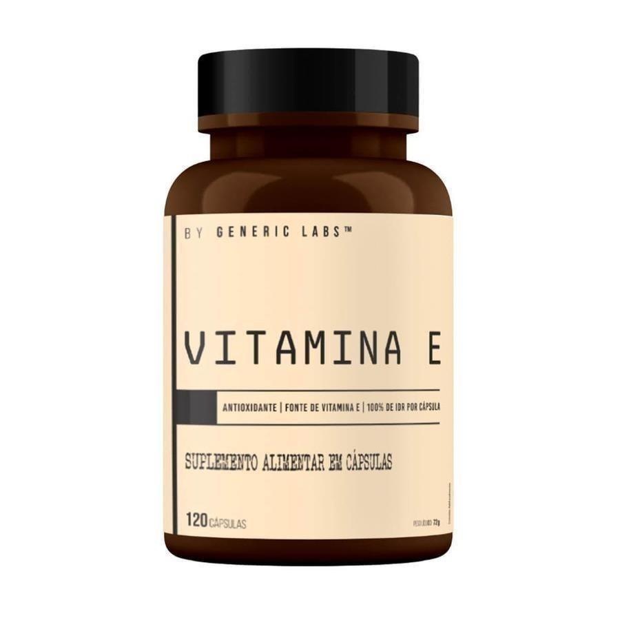 Vitamina E Generic Labs - 120 Cápsulas - Centauro