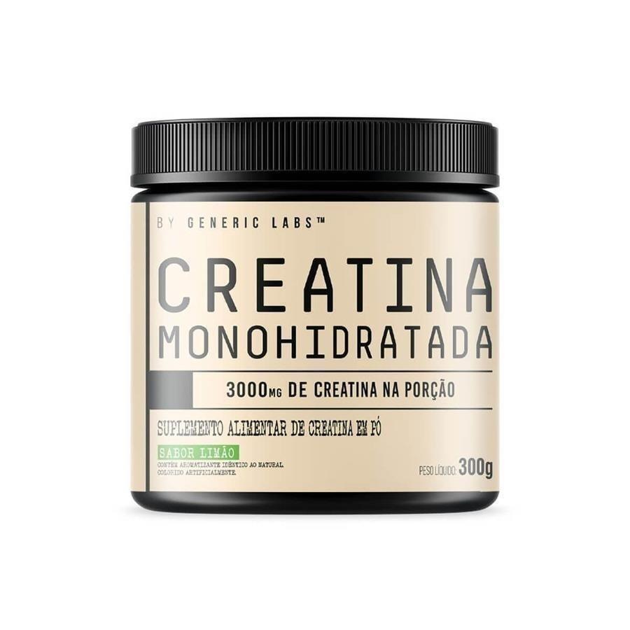 Creatina Generic Labs - Limão - 300g - Centauro