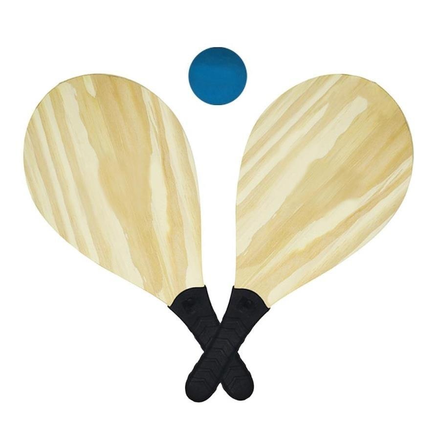 Kit de Frescobol Pista e Campo Jogo de Praia com Raquetes e Bola - Centauro