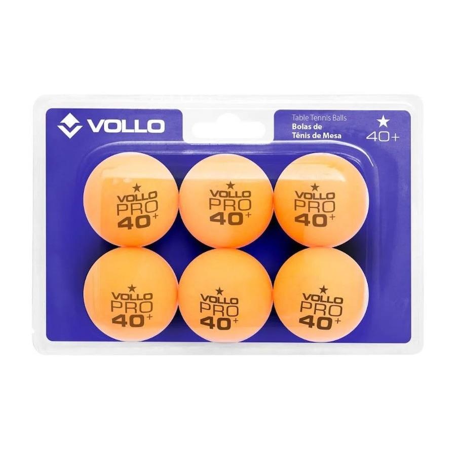 Kit de Bola de Ping Pong Vollo 1 Estrela - 6 Unds - Centauro