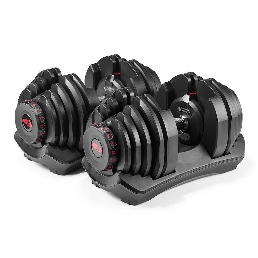 Par de Halter Regulável Bowflex Selecttech 1090 4kg A 41kg - Centauro
