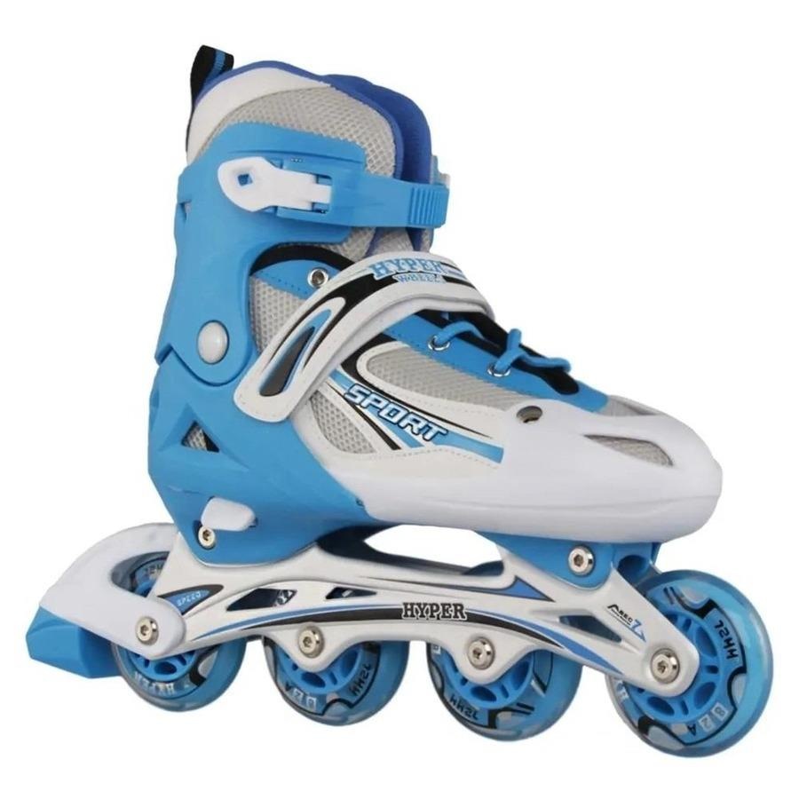 Patins Hyper In Line - Fitness - Ajustável - ABEC 7 - 34 ao 37 - Adulto ...
