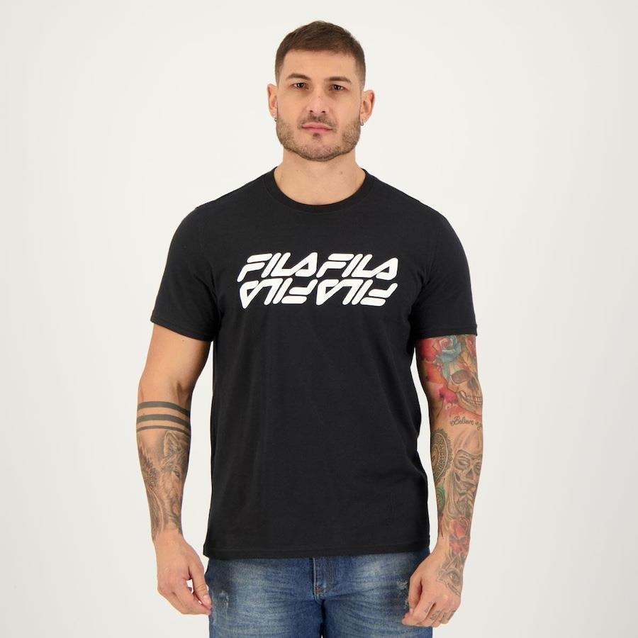Camiseta Fila Colors Logo - Masculina - Centauro