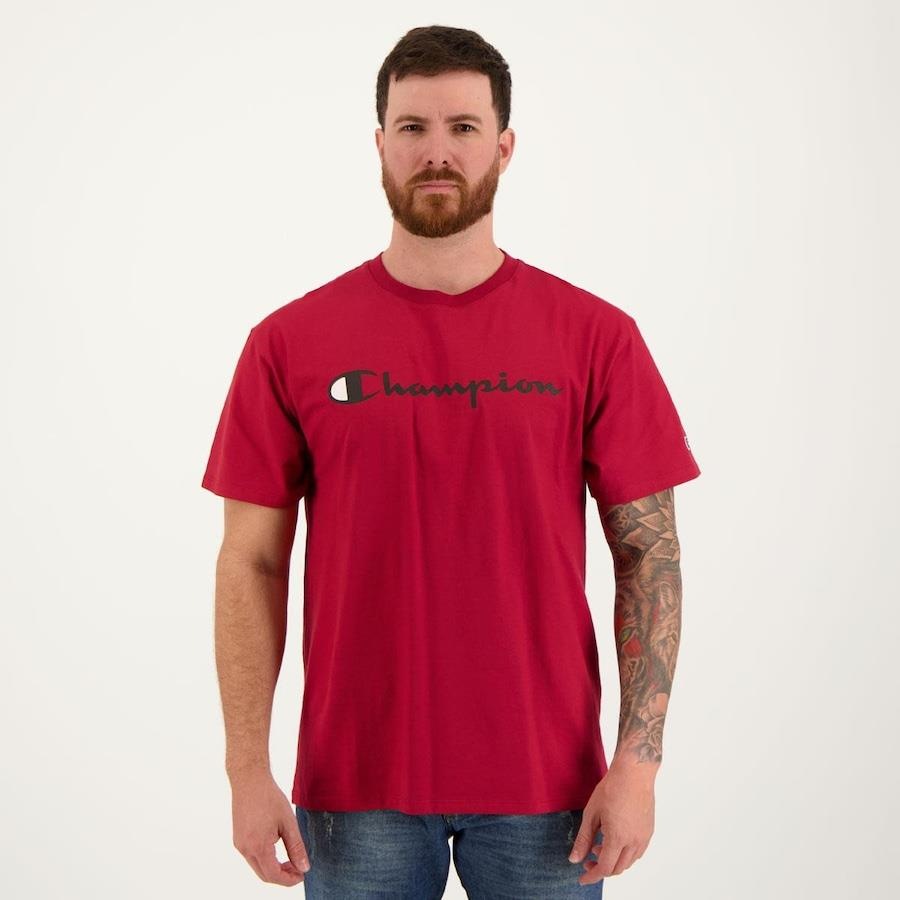Camiseta Champion Script - Masculina - Centauro